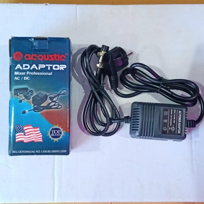 Jual Adaptor Mixer Ac / Dc 3 Pin | Shopee Indonesia