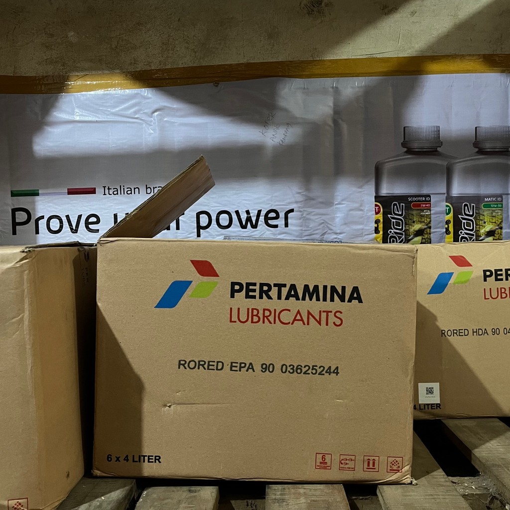 Jual Oli Pertamina Rored EPA-90 | 4L (1 DUS - Isi 6 pcs) | Shopee Indonesia