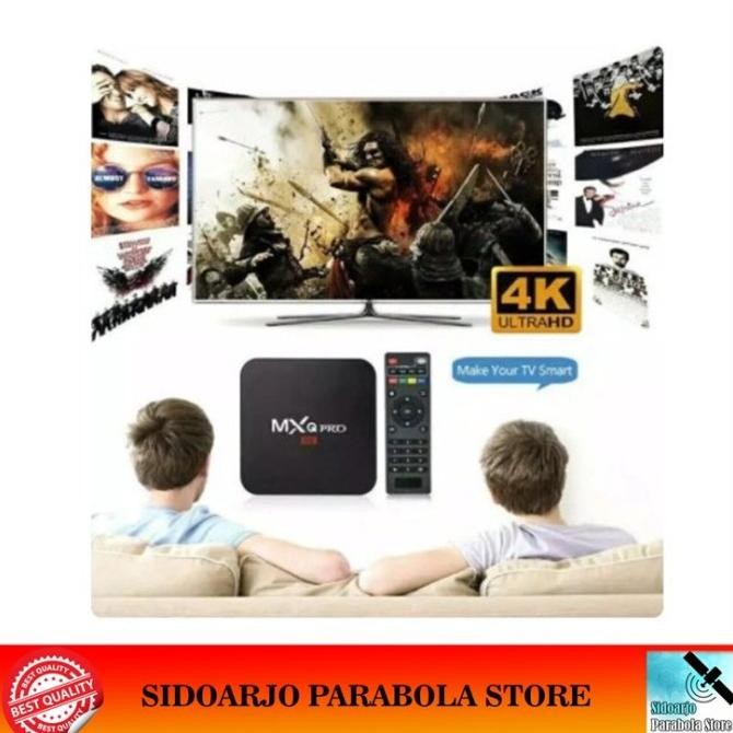 Jual BEBAS ONGKIR - Smart TV Box RAM 8GB/128GB 4K MXQ Pro Android Quad ...