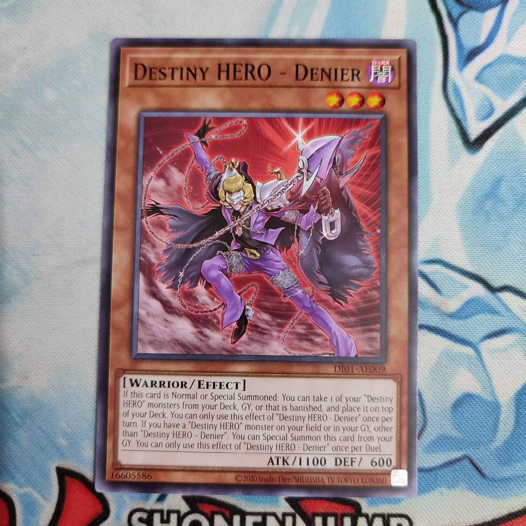 Jual yugioh AE destiny hero denier DI01-AE009 C original | Shopee Indonesia