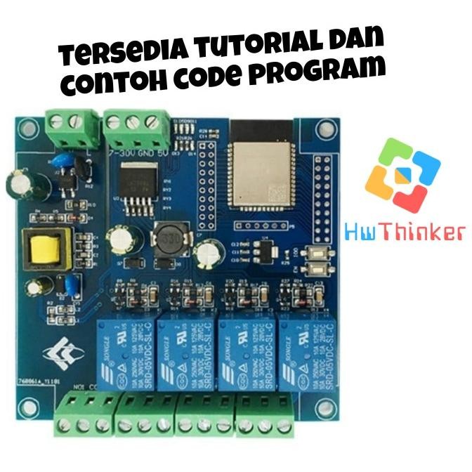 Jual Modul ESP32 Relay 10A 4 Channel ch 4ch AC 220 WIFI Bluetooth WROOM-32E | Shopee Indonesia