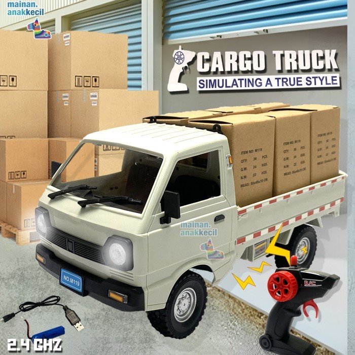 Jual Mainan Remote Control Mobil Rc Pi Up Cargotru Box Carry 1:16 4Ch ...