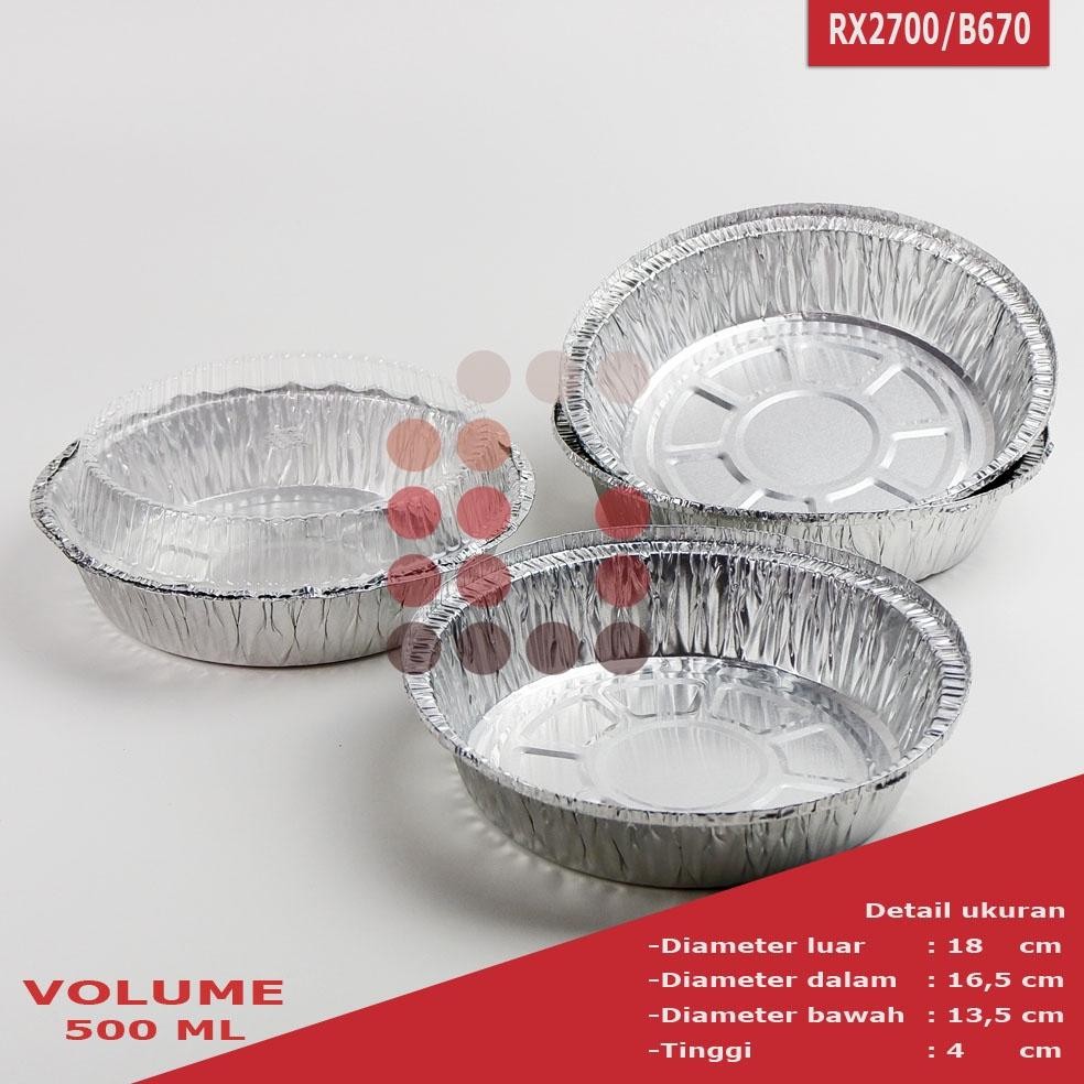 Jual PENAWARAN TERBATAS alumunium foil cup B670 tanpa tutup || | Shopee Indonesia