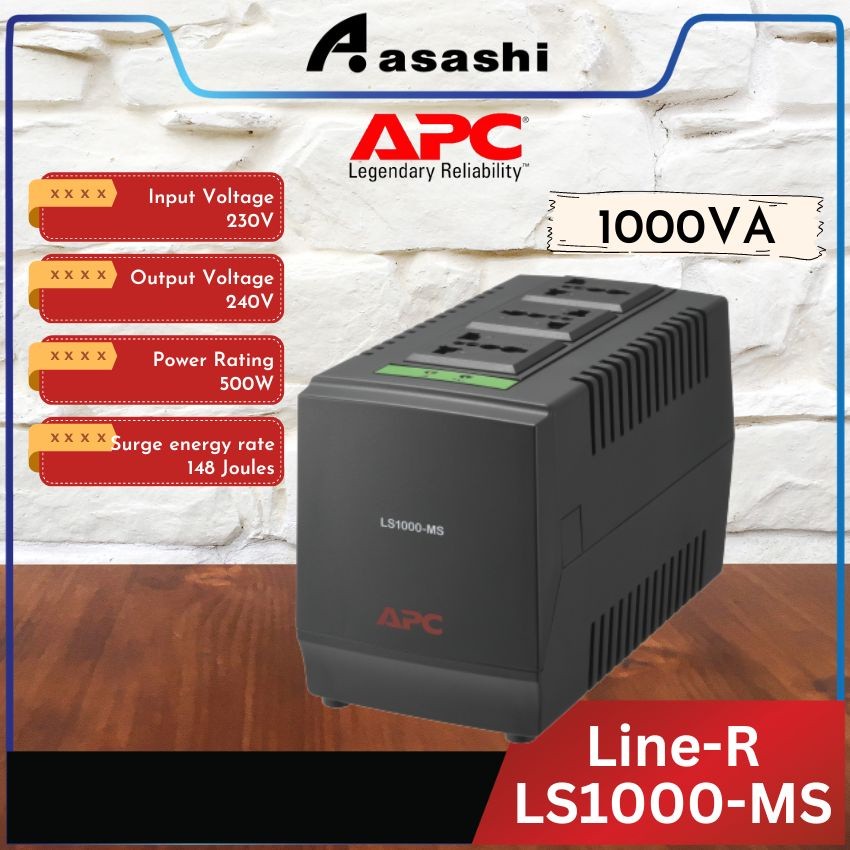 Jual APC LS1000-MS / LS1500-MS Line-R 1000VA / 1500VA Automatic Voltage ...