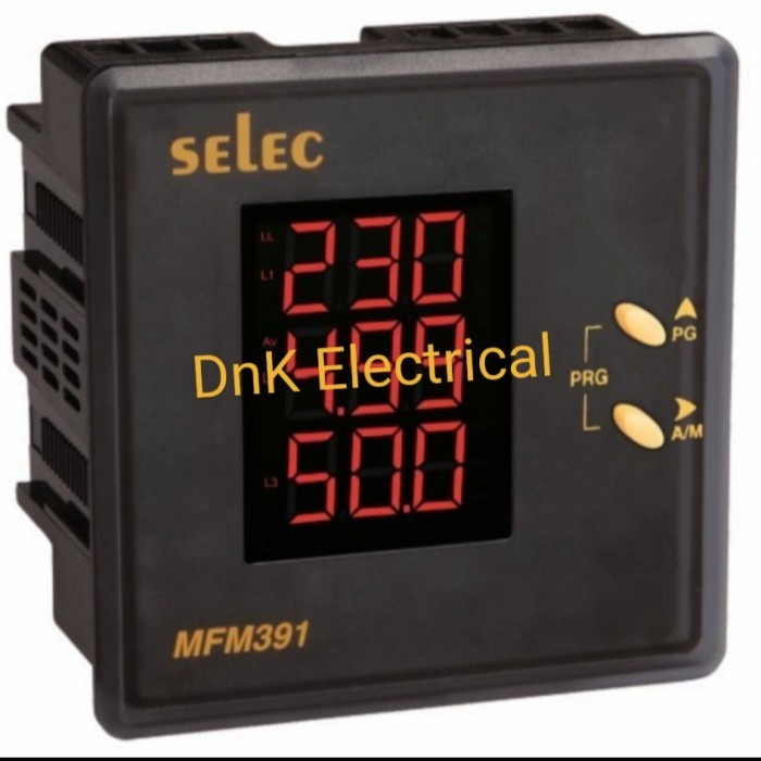 Jual 3Phase Led Multifunction Meter/Digital Multimeter Selec Mfm-391 ...