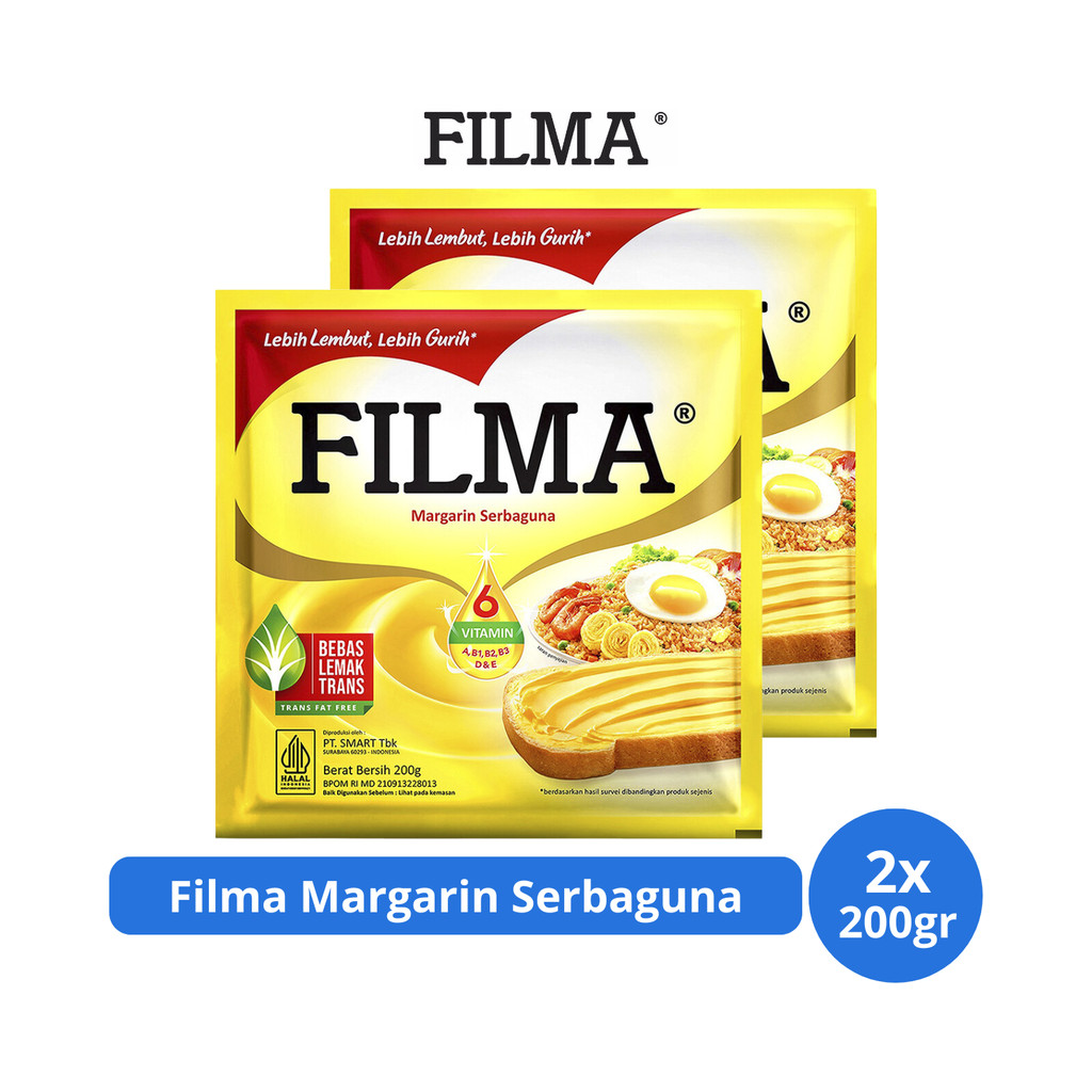 Jual Filma Margarin Serbaguna 200gr x 2 pcs | Shopee Indonesia