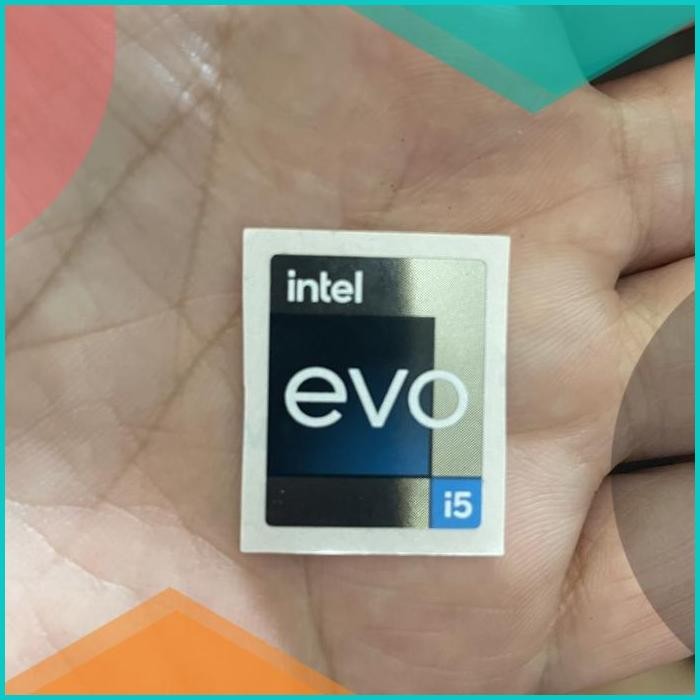 Jual Sticker stiker logo intel Core i5 EVO 12/13th gen original 11OKTZ4 ...