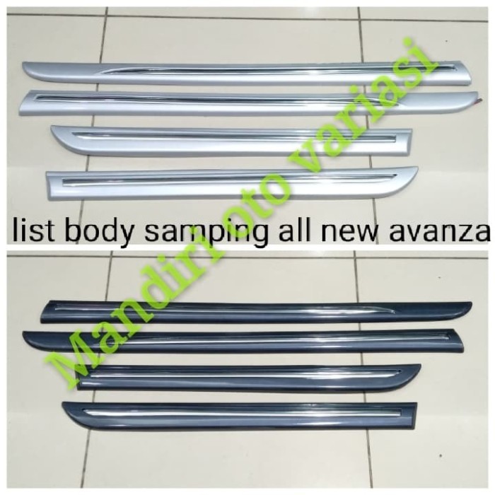 Jual List Body Samping/Side Body Molding Mobil All New Avanza Xenia ...