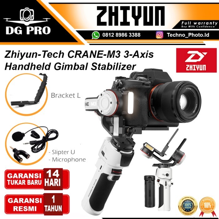 Jual ZHIYUN CRANE M3 3-AXIS GIMBAL STABILIZER CAMERA HP - CRANE M 3 ...