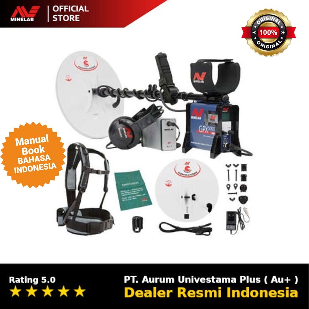 Jual MINELAB GPX 5000 ASLI RESMI - GPX5000 - GPX-5000 DETEKTOR BIJIH EMAS | Shopee Indonesia