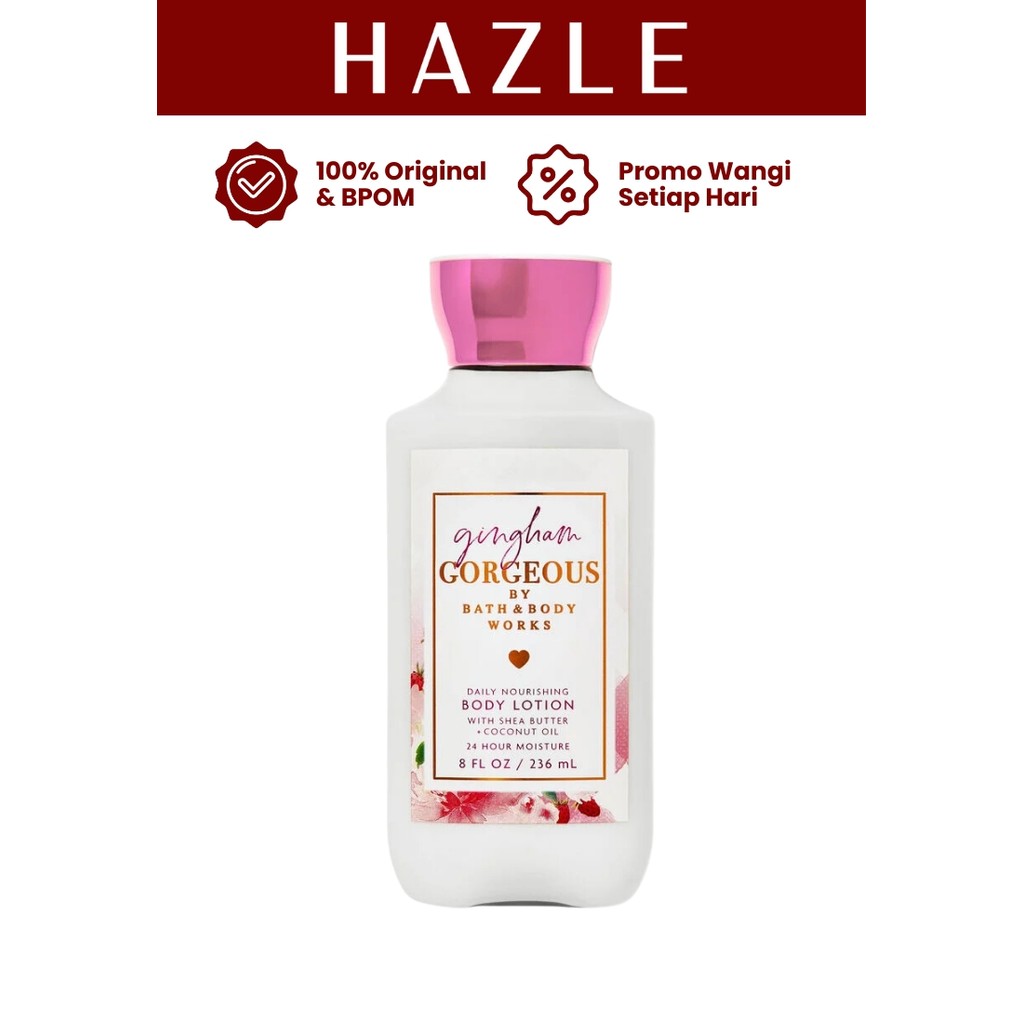 Jual Bath & Body Works Gingham Gorgeous Body Lotion Woman 236 ml ...
