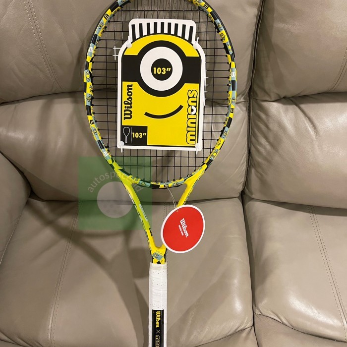 Jual Wilson Minions 3.0 adult Racket Tennis Original | Shopee Indonesia