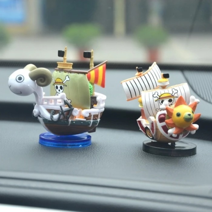 Jual MINIATUR KAPAL ONE PIECE GOING MERRY THOUSAND SUNNY ISI 2PCS ...