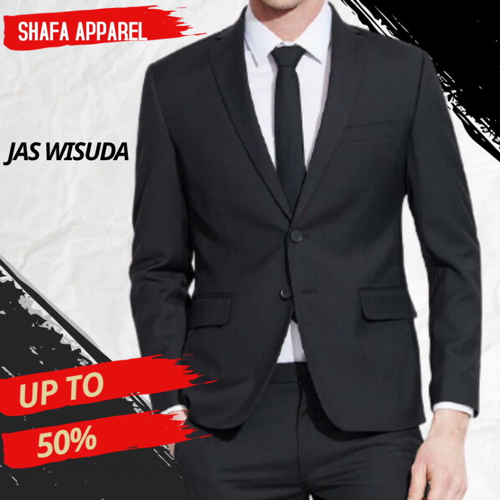 Jual [NEW PRODUCT] SHAFA APPAREL - JAS BLAZER PRIA FORMAL SLIM FIT | Shopee Indonesia