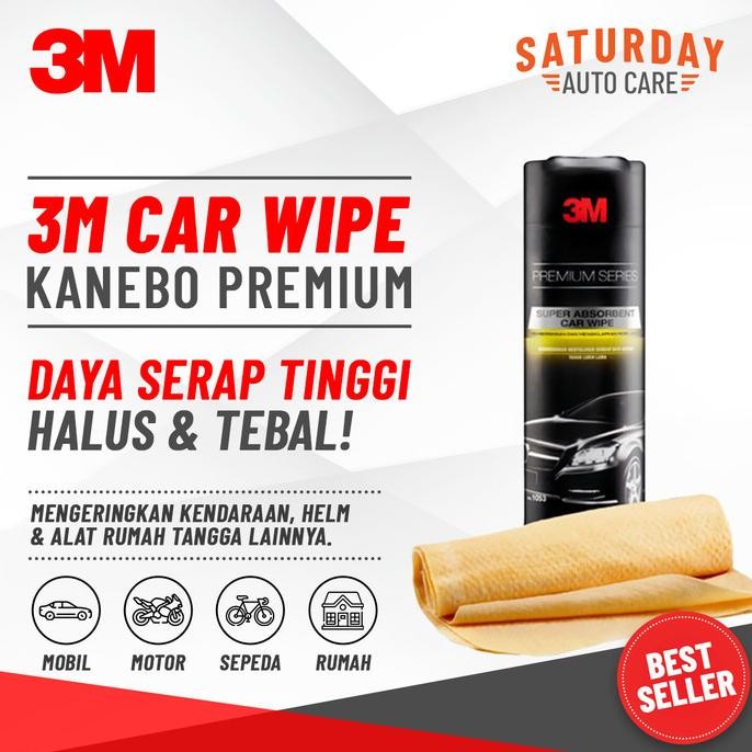 Jual 3M Car Wipe Chamois Original | Kanebo 3M Original LCM | Shopee ...