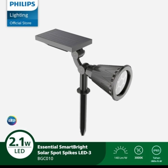 Jual HARGA DISC - philips solar spot BGC010 LED3 730 300LUMENS 2.1W led 30w | Shopee Indonesia