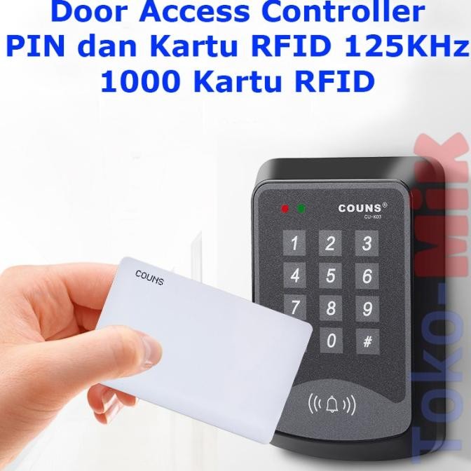 Jual PROXIMITY ACCESS DOOR LOCK CONTROL KUNCI PINTU CONTROLLER RFID M2 ...