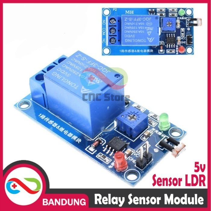 Jual RELAY 5V LDR LAMPU OTOMATIS MODULE PHOTOSENSITIVE RESISTANCE LIGHT ...