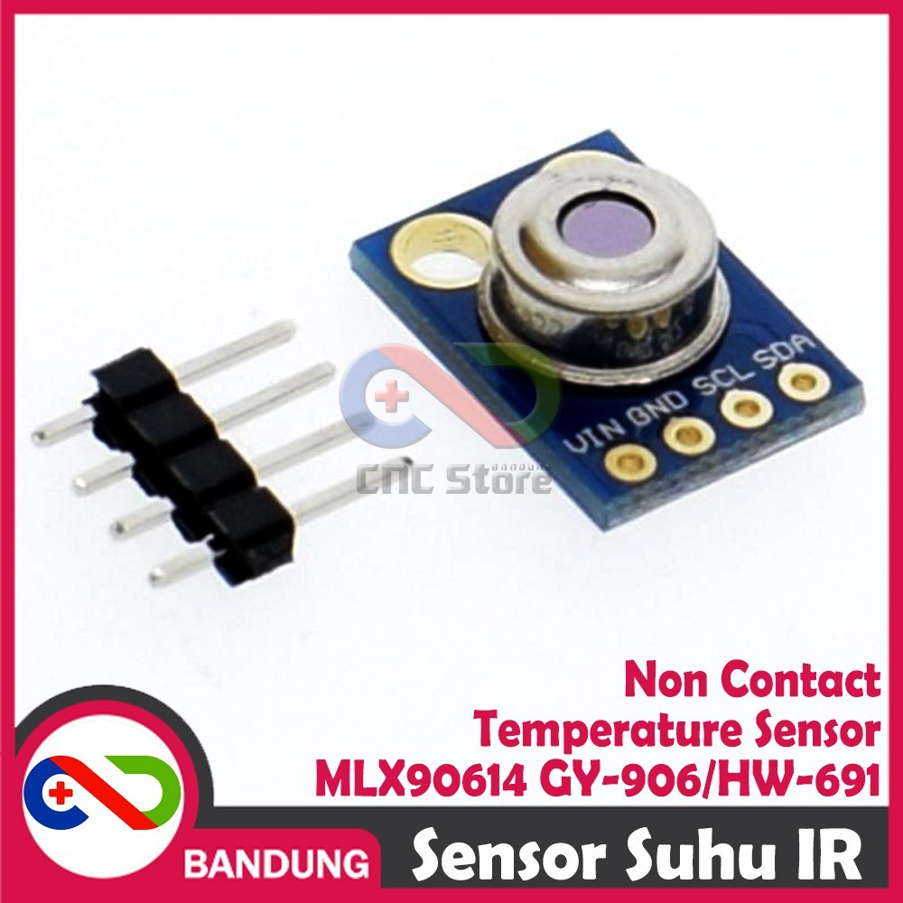Jual SENSOR SUHU IR NON CONTACT MLX90614 GY-906 HW-691 CONTACTLESS ...