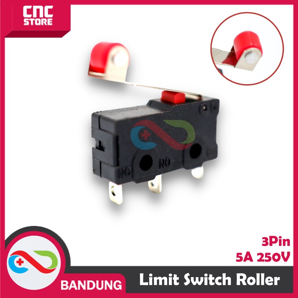 Jual MICRO LIMIT SWITCH ROLLER 3P 3PIN 5A 250V | Shopee Indonesia
