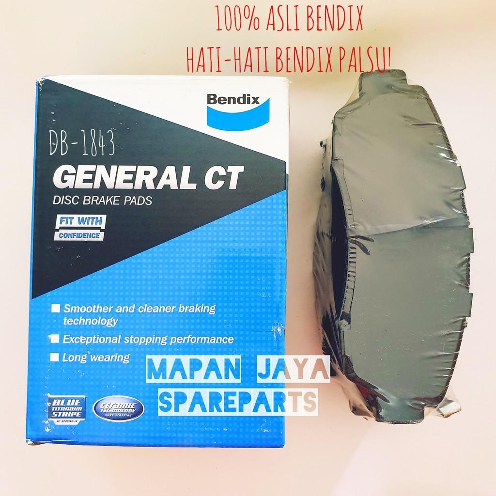 Jual Brake Pad Bendix - Kampas Rem Depan Crv / Cr-V (Gen 3/Gen 4) (2008 ...