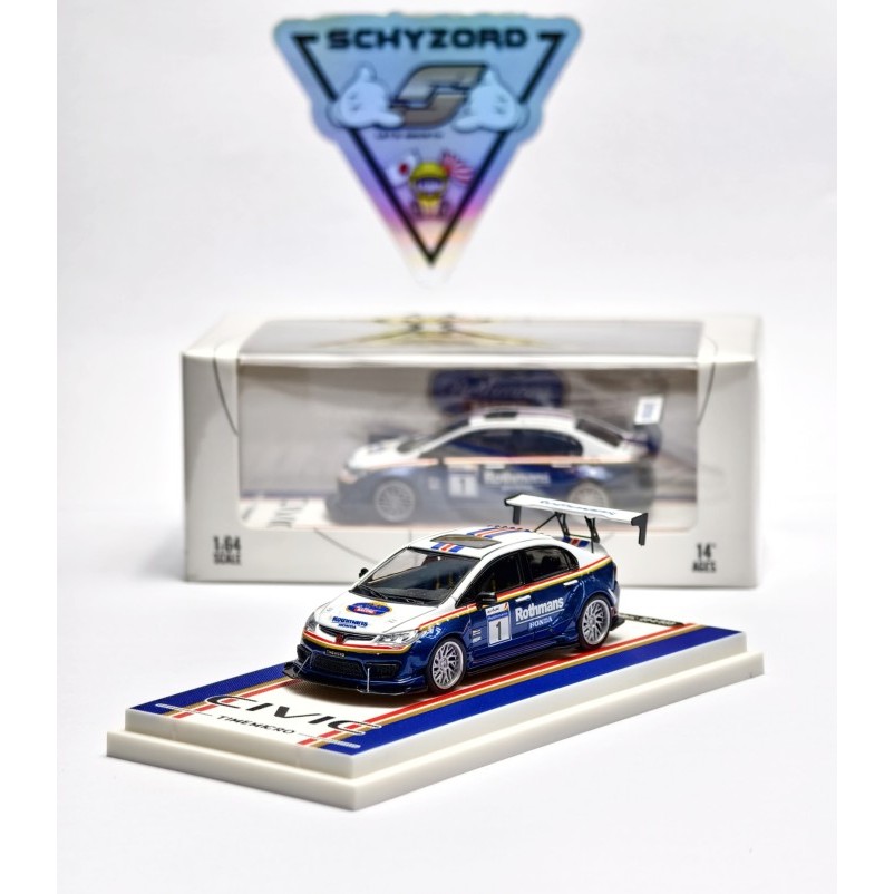 Jual Time Micro Honda Civic Rothmans Racing FD2 Mugen Type R #1 Race Edition Limited Edition ...