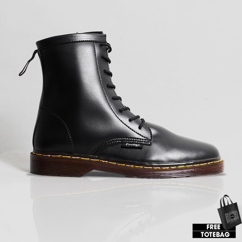 Jual Original Prodigo * Sepatu Pria Brantas Hitam | Sepatu Boots ...