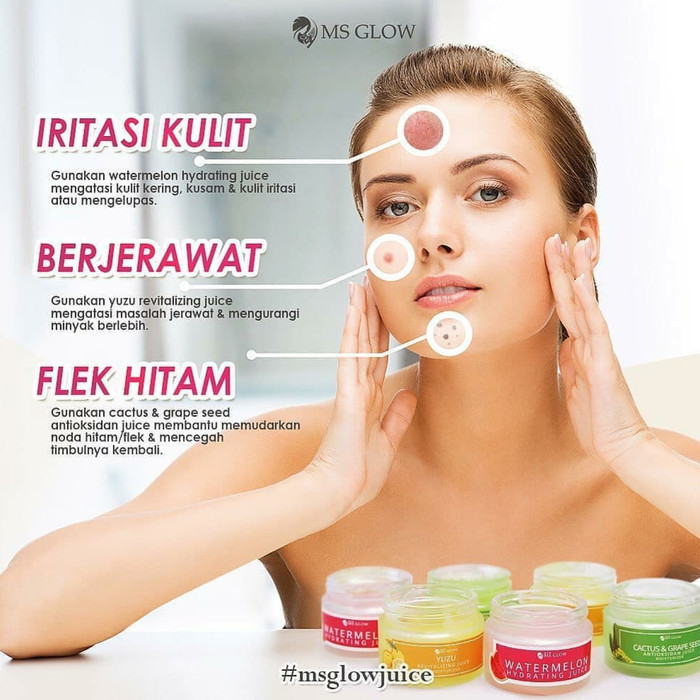 Jual Hilm - Ms Glow Balm Juice ( Yuzu, Watermelon,Cactus) | Shopee ...