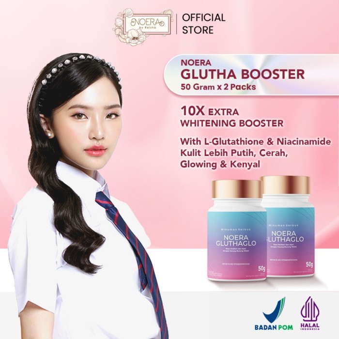 Jual Paket Bundle 2 Box Noera Glutha Booster 10x Extra Whitening Booster | Shopee Indonesia