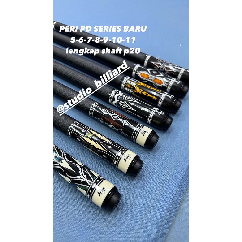 Jual PERI CUE PD 4 7 10 SERIES STICK BILLIARD WITH PERI P20 SHAFT ...