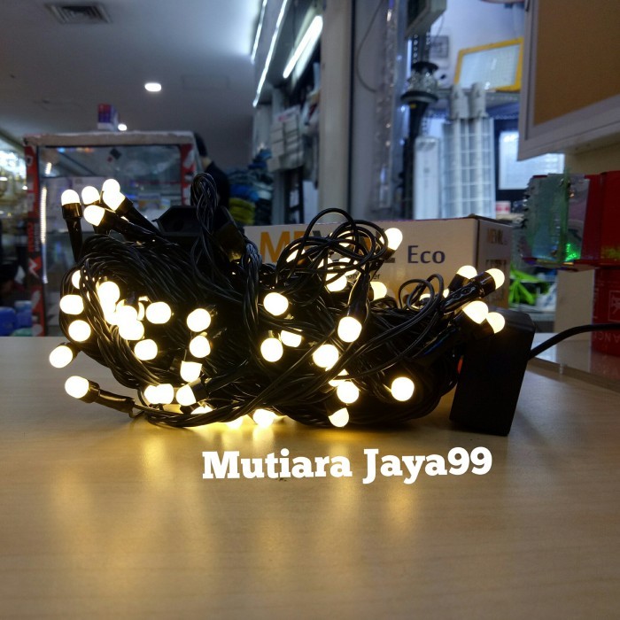 Jual Lampu natal tumblr led tali hitam 10 meter | Shopee Indonesia