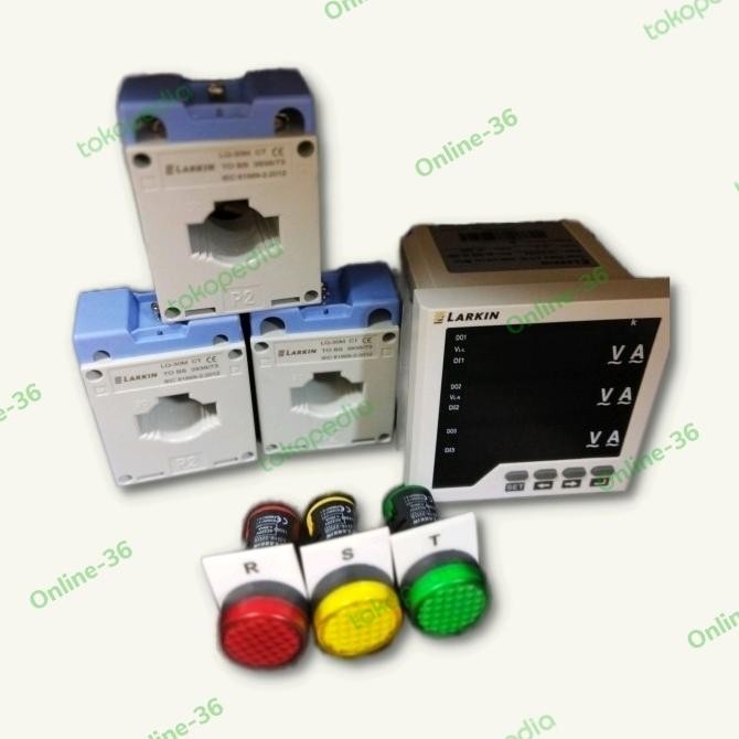 Jual Digital panel meter larkin LR-3UIF33 Measurement Ampere+Volt+Hz 3Row | Shopee Indonesia