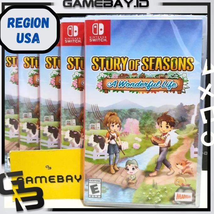 Jual ! Nintendo Switch Story of Seasons A Wonderful Life / Sos / Season ...