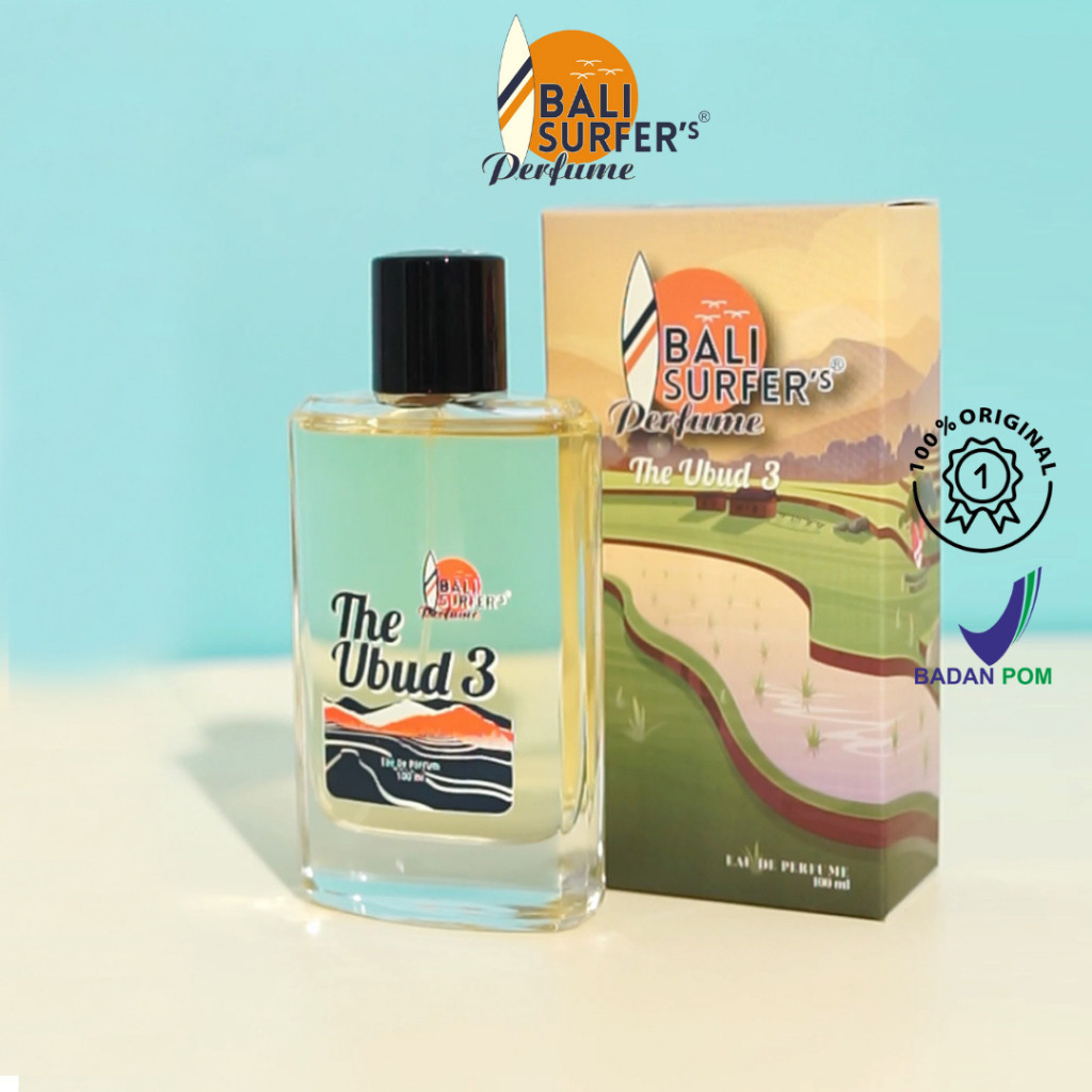 Jual [100% Original] Parfum Bali Surfers Perfume THE UBUD 3 Parfum Pria ...