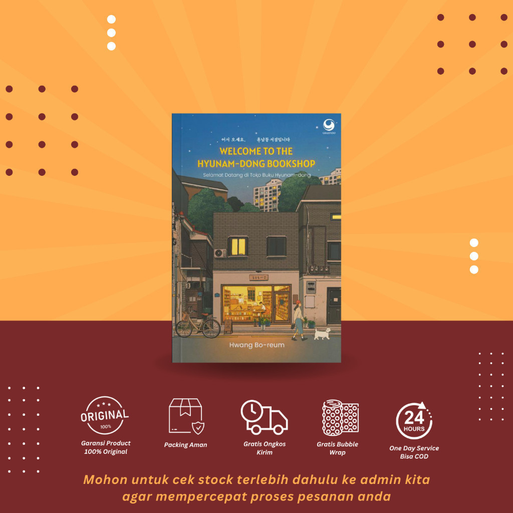 Jual WELCOME TO THE HYUNAM-DONG BOOKSHOP : SELAMAT DATANG DI TOKO BUKU HYUNAM-DONG - HWANG BO ...