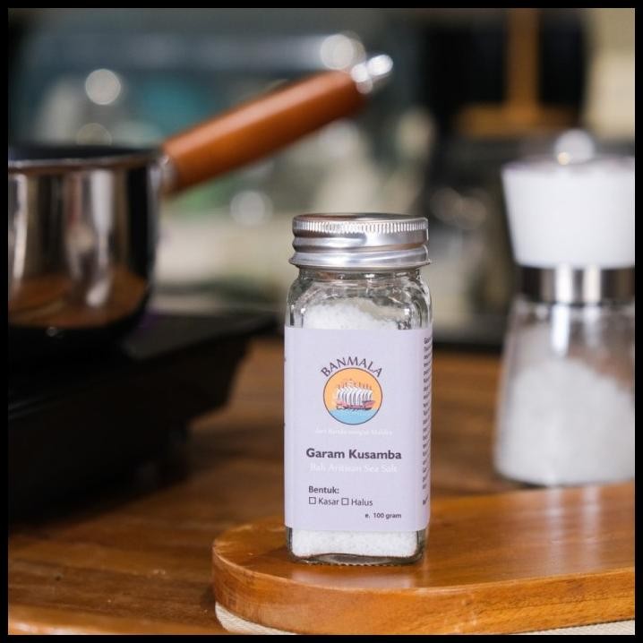Jual Garam Kusamba Laut Bali Sea Salt Shaker Botol Kaca Tutup Aluminium ...