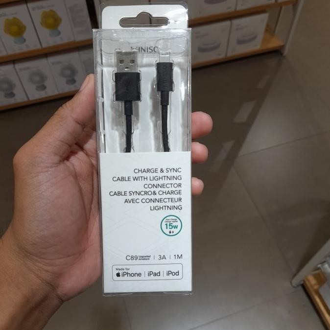 Jual Kabel Iphone Fast Charging 3A Miniso | Shopee Indonesia