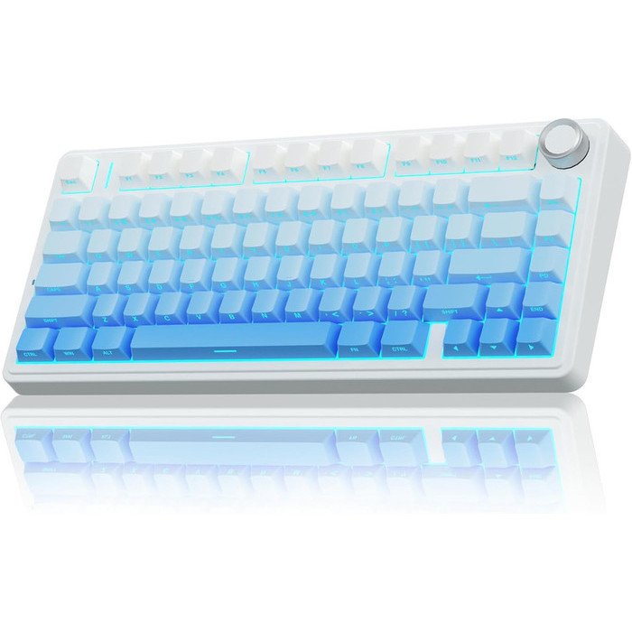 Jual AULA F75 PBT Wireless Gasket Hotswap 75% Mechanical Keyboard with Knob | Shopee Indonesia