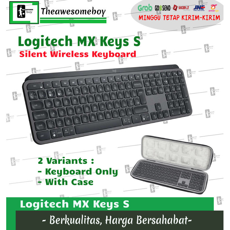 Jual Logitech MX Keys Multi-Device Dual Mode Keyboard MX Master Mouse ...