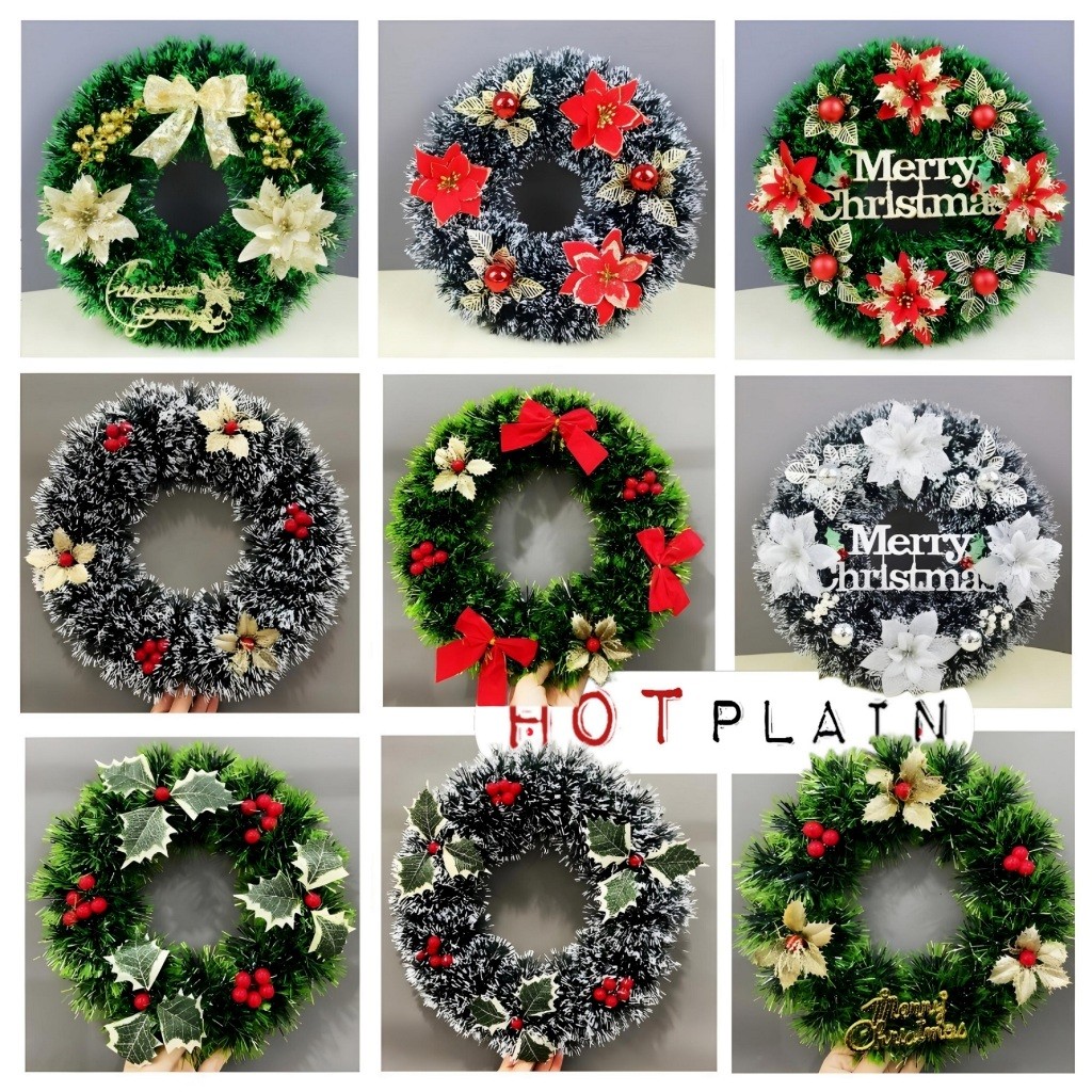 Jual Krans Natal Hiasan Dekorasi Pintu / Kran Natal Hiasan Gantung ...