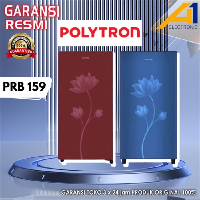 Jual KULKAS POLYTRON PRB159 / PRB 159 R/B , 1 PINTU 150 LITER 75 WATT ...