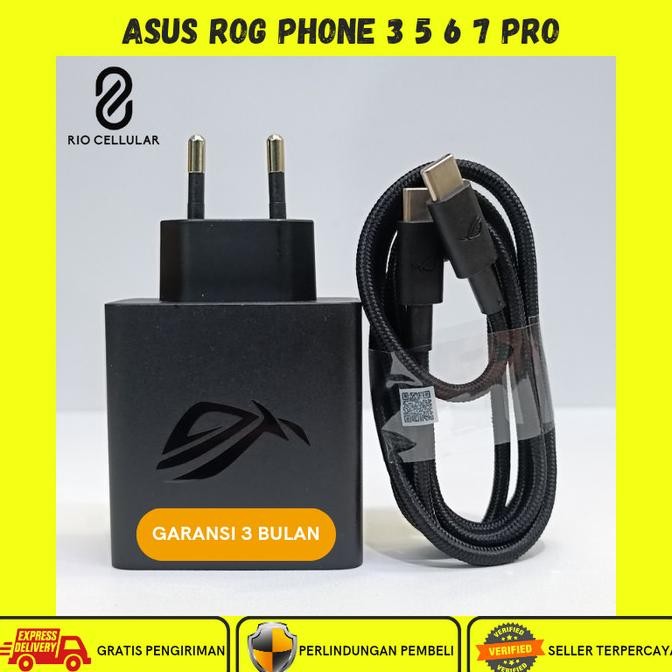 Jual Charger ASUS ROG 3 5 6 7 PRO 65W Hyper Charger Original | Shopee Indonesia
