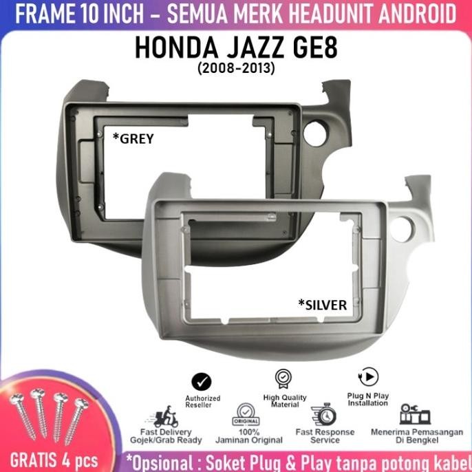 Jual FRAME OEM 2008-2013 HONDA JAZZ GE8 HEAD UNIT ANDROID 10 INCH ...