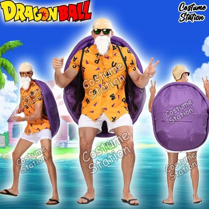 Jual KOSTUM PRIA Kostum Master Roshi Dragon Ball / Costume Kakek Kura ...