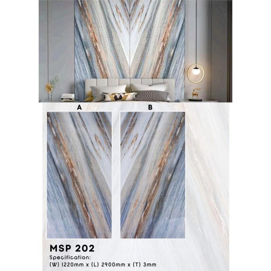 Jual Pvc Marmer / Upvc Board Marble / Uv Board Book Match / High ...