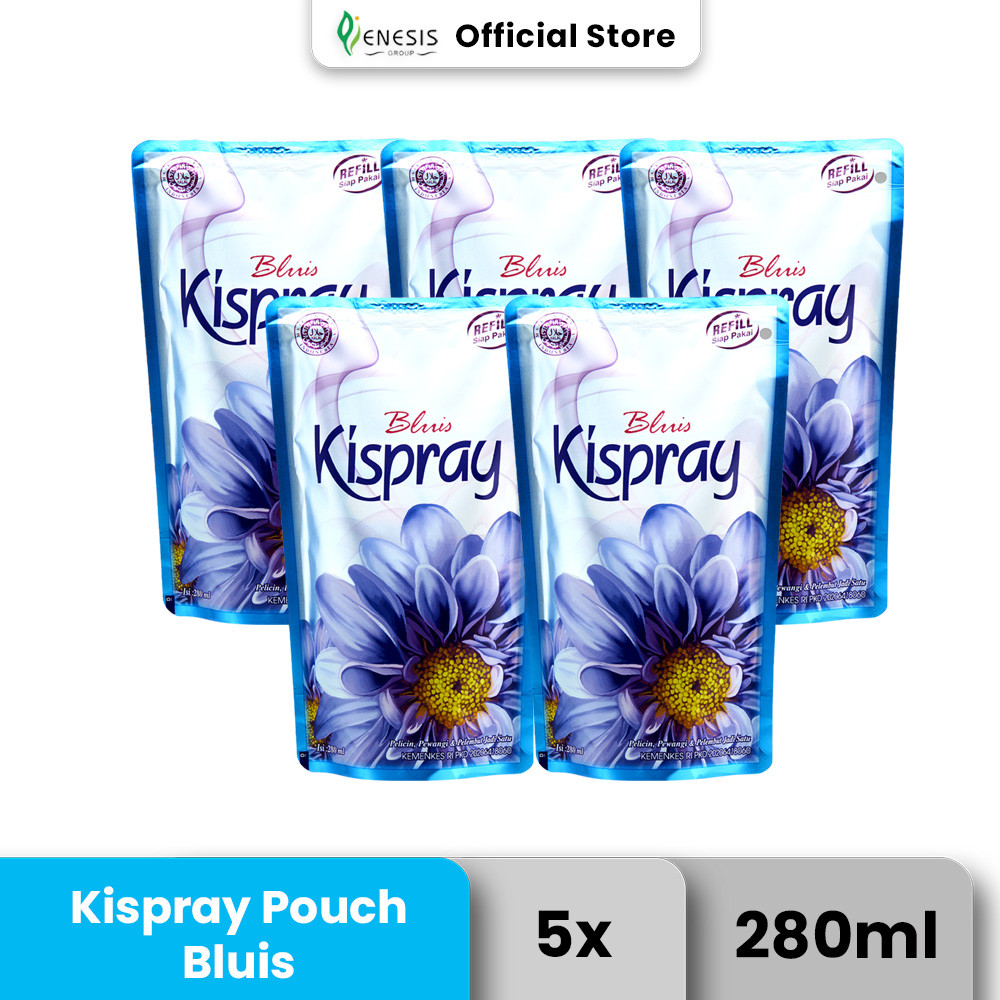 Jual Kispray Bluis Refill Pouch 280 ml - 5 pcs | Shopee Indonesia