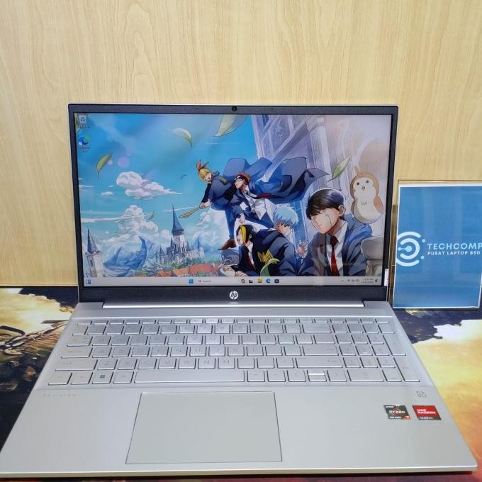 Jual BLUE- LAPTOP HP PAVILION 15 AMD RYZEN 5 5500U 8GB 512GB FHD ...