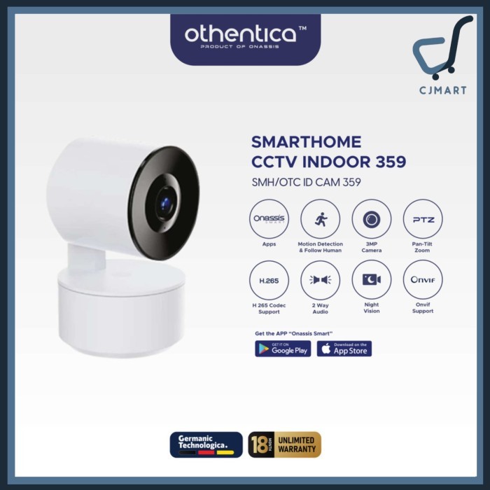 Jual HARGA DISC - ONASSIS Smart Indoor Camera 359 IP Camera CCTV For ...