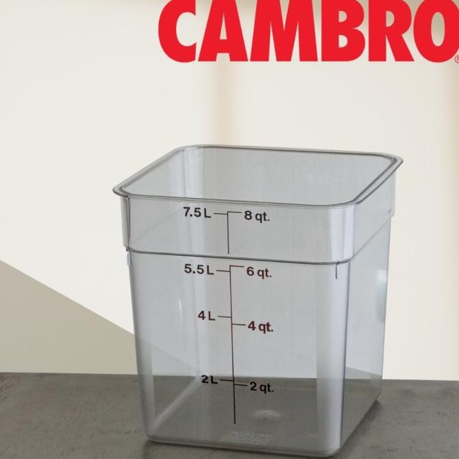 Jual Kontainer Makanan Cambro Square Food Storage Container 7.6L ...