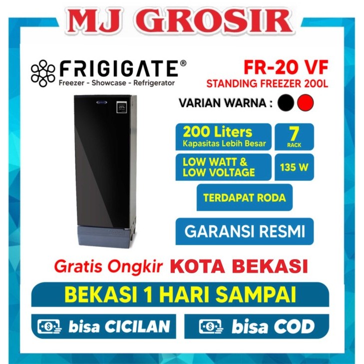 Jual FRIGIGATE FREEZER FR 20 VF FR20VF 7 RAK FREESER ES BATU ASI DLL ...